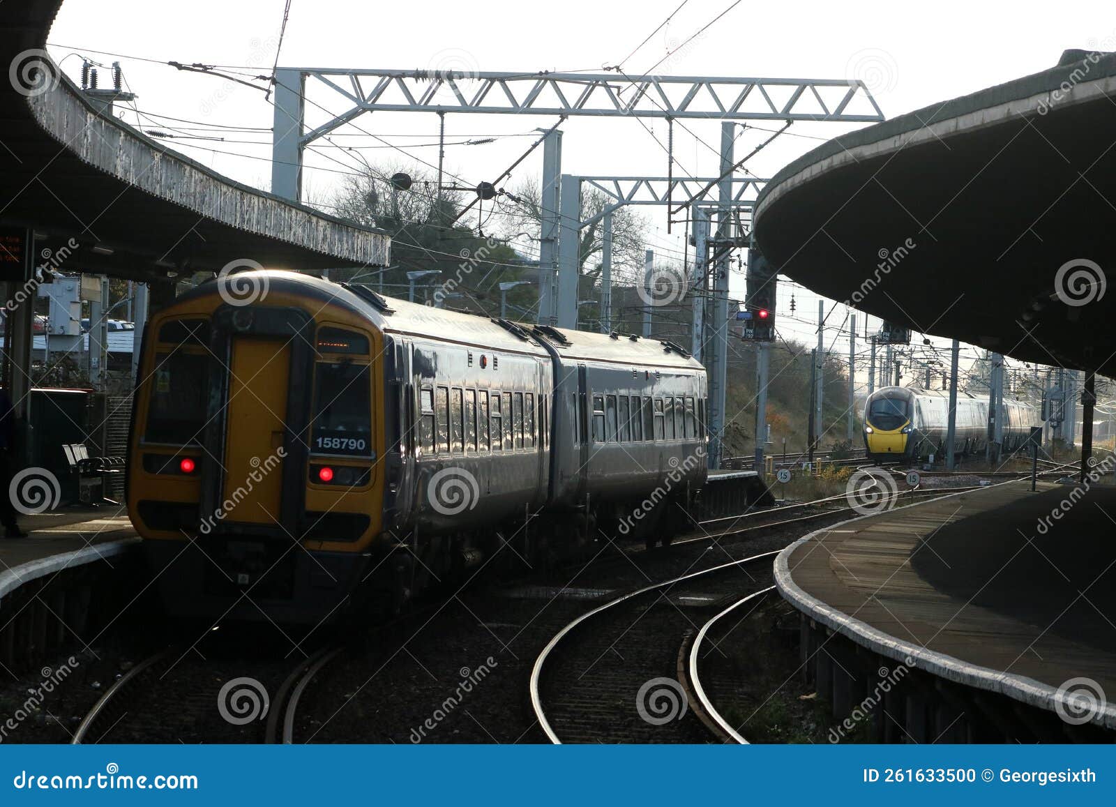 Express Sprinter Dmu, Pendolino Emu, Carnforth Editorial Image - Image ...