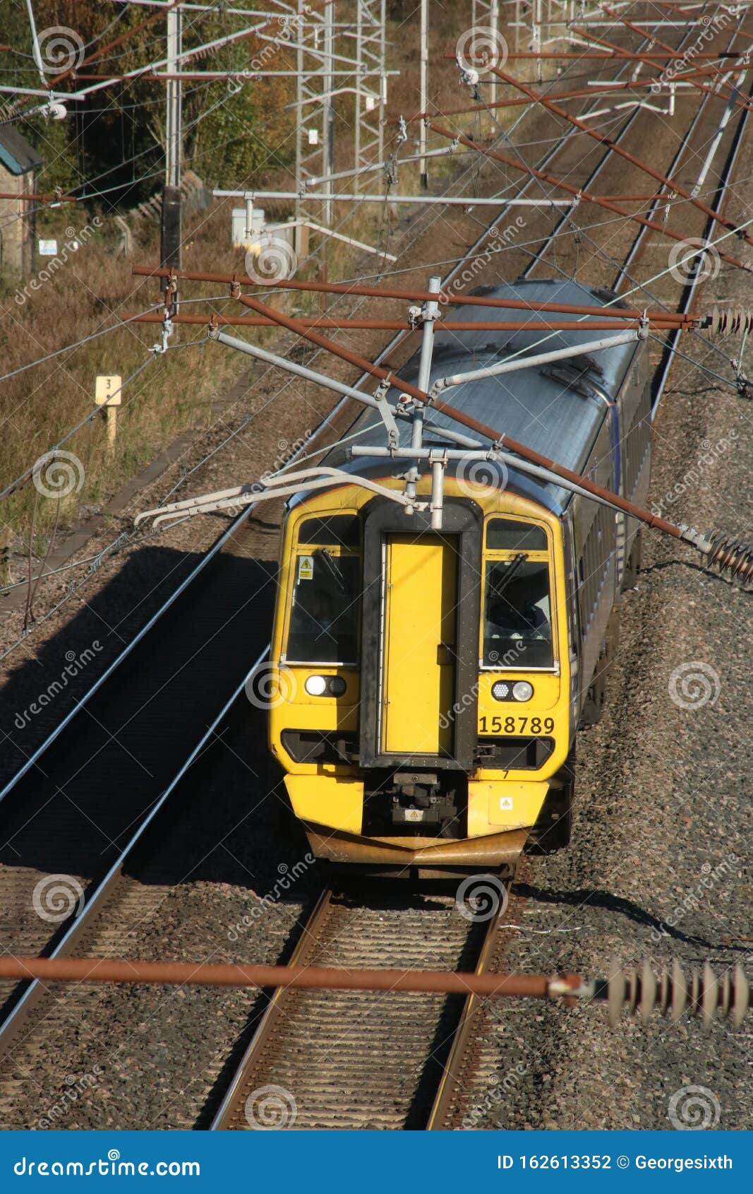 Express Sprinter Dmu Train, West Coast Main Line Editorial Photography ...