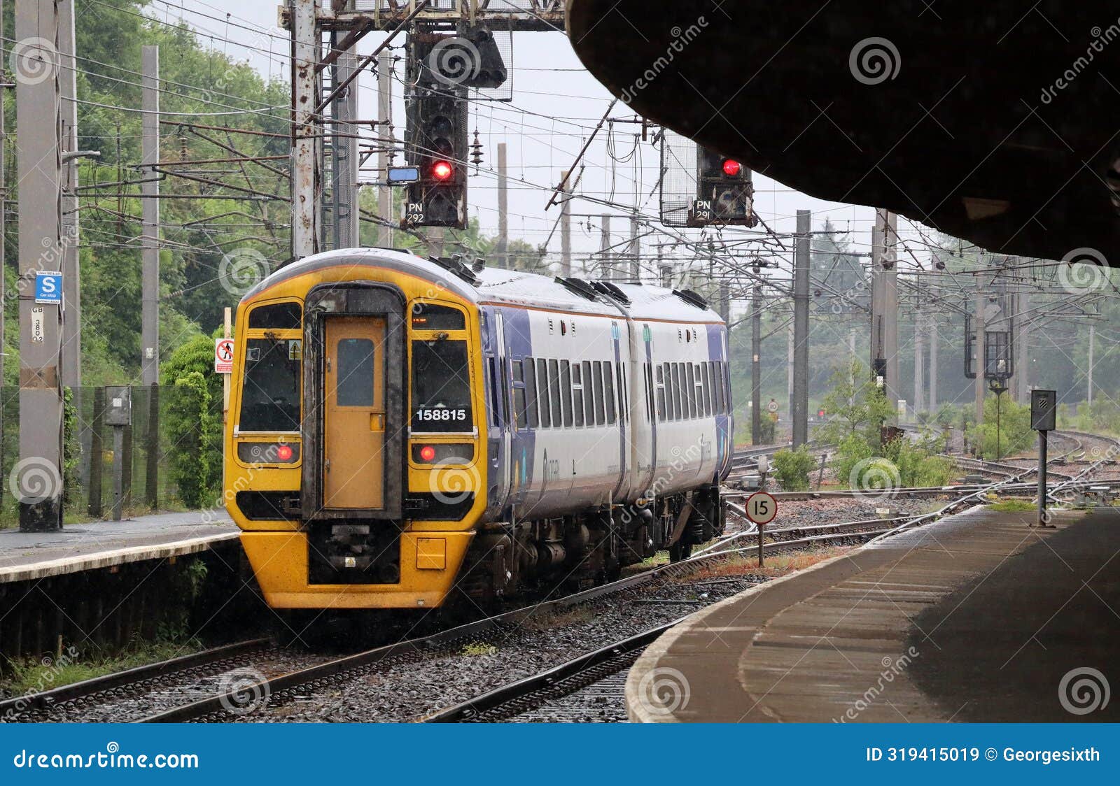 Northern Express Sprinter Train Leaving Lancaster Editorial Photo ...
