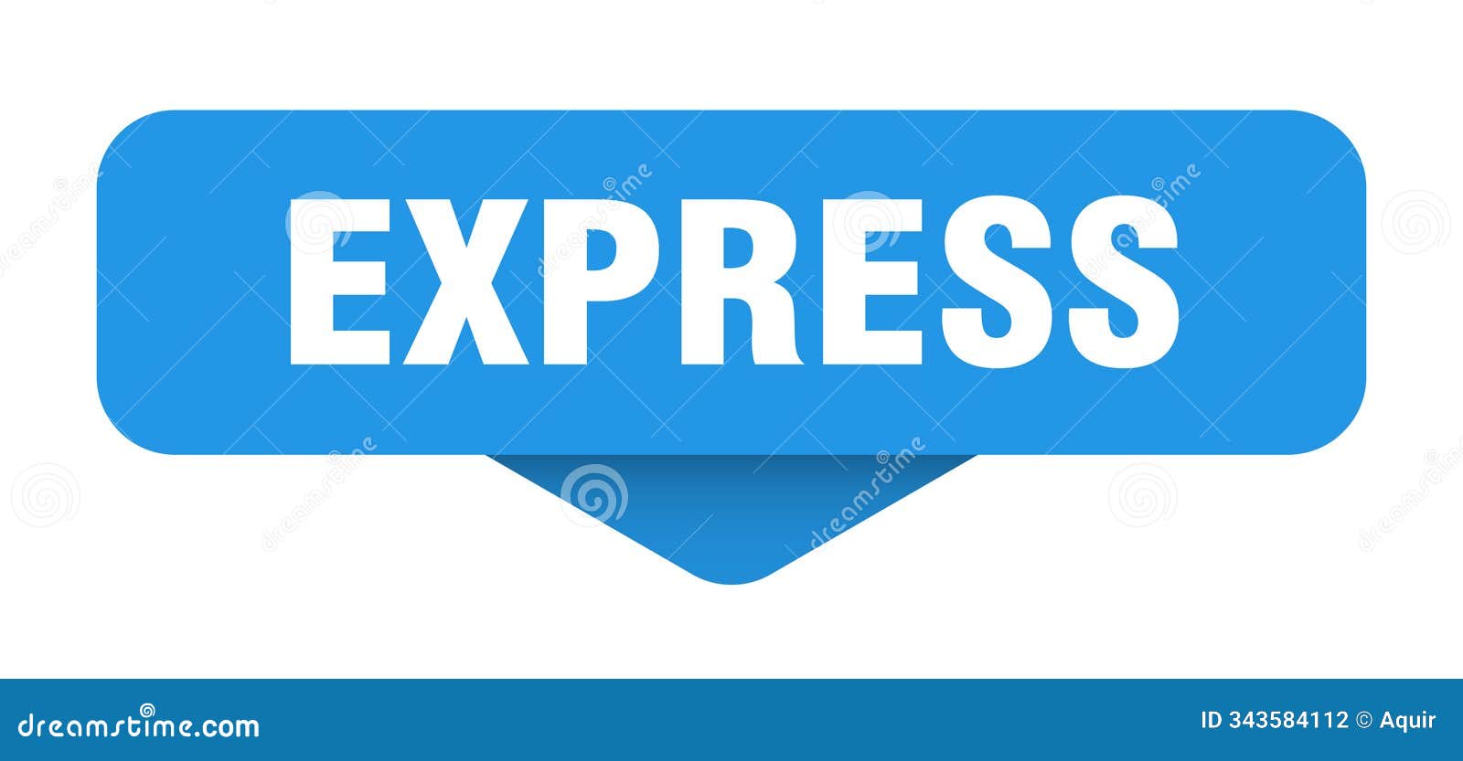 Express Sticker. Express Sign on Transparent Background Stock Vector ...
