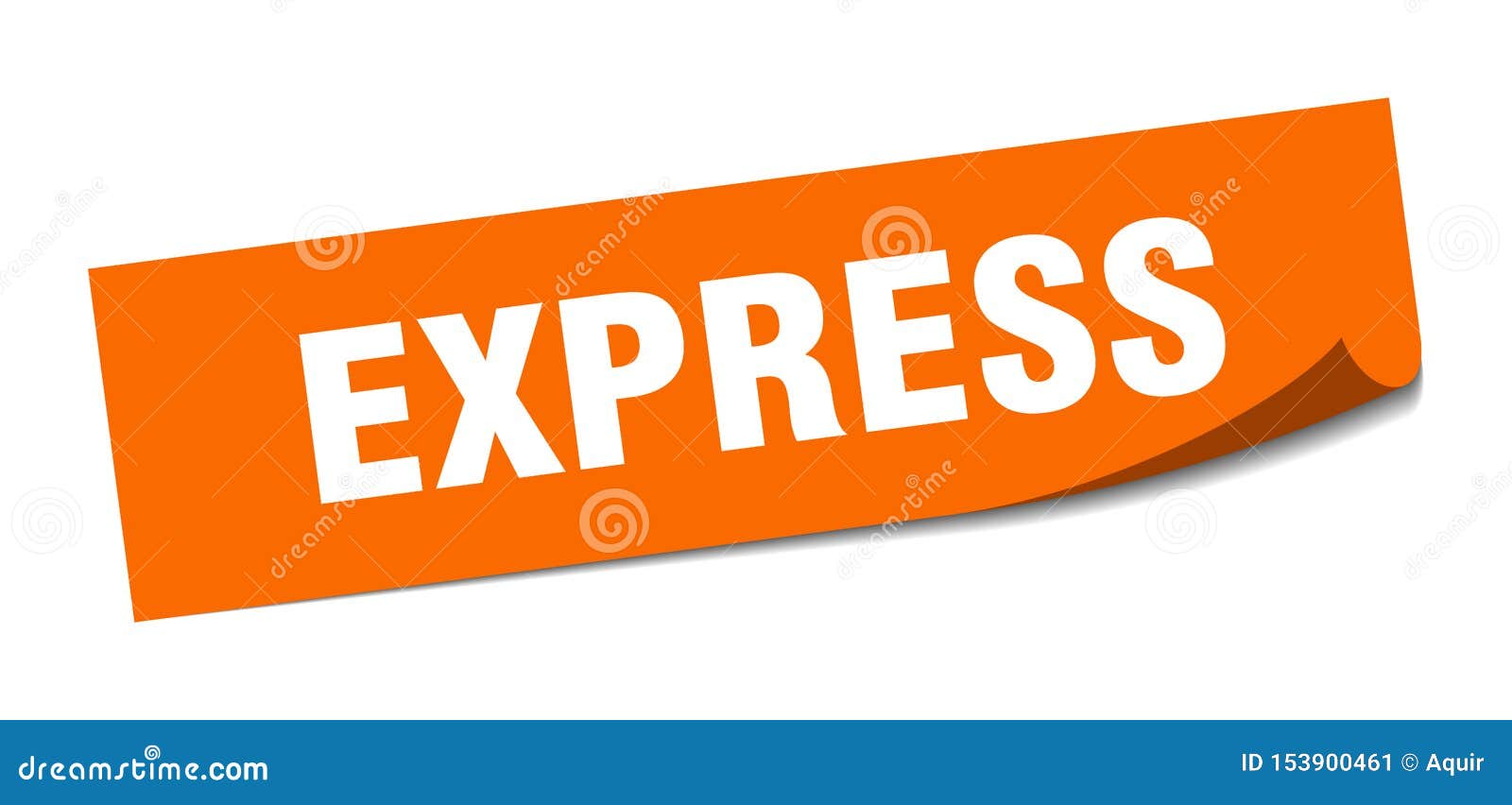 Express sticker. stock vector. Illustration of express - 153900461