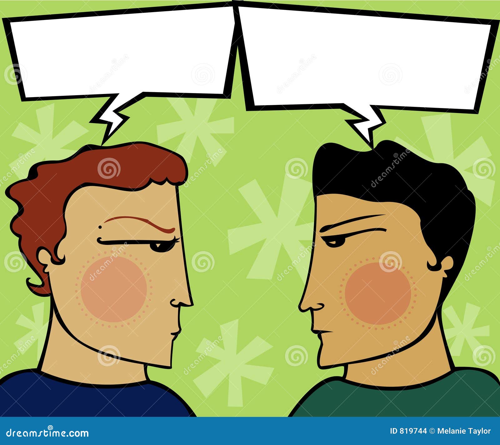 Heated Discussion Clipart