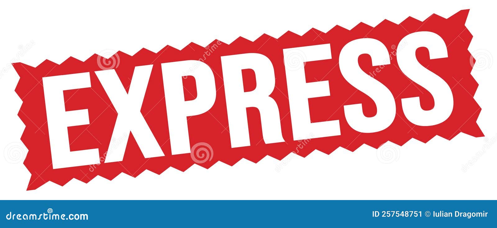 EXPRESS Text Written on Red Stamp Sign Stock Illustration ...