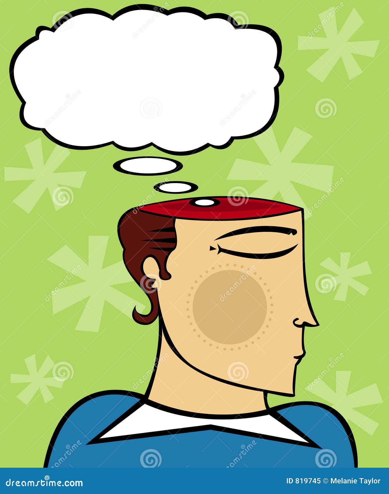 Express Thoughts stock vector. Illustration of bubble, think - 819745