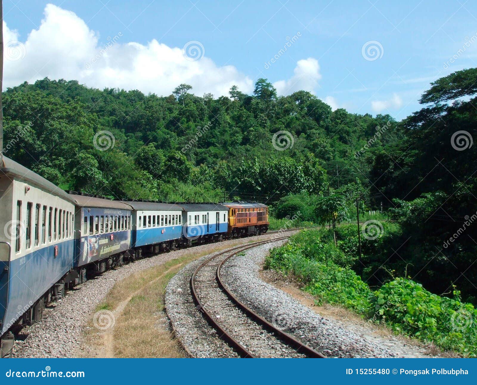 Express train stock photo. Image of color, coastline - 15255480