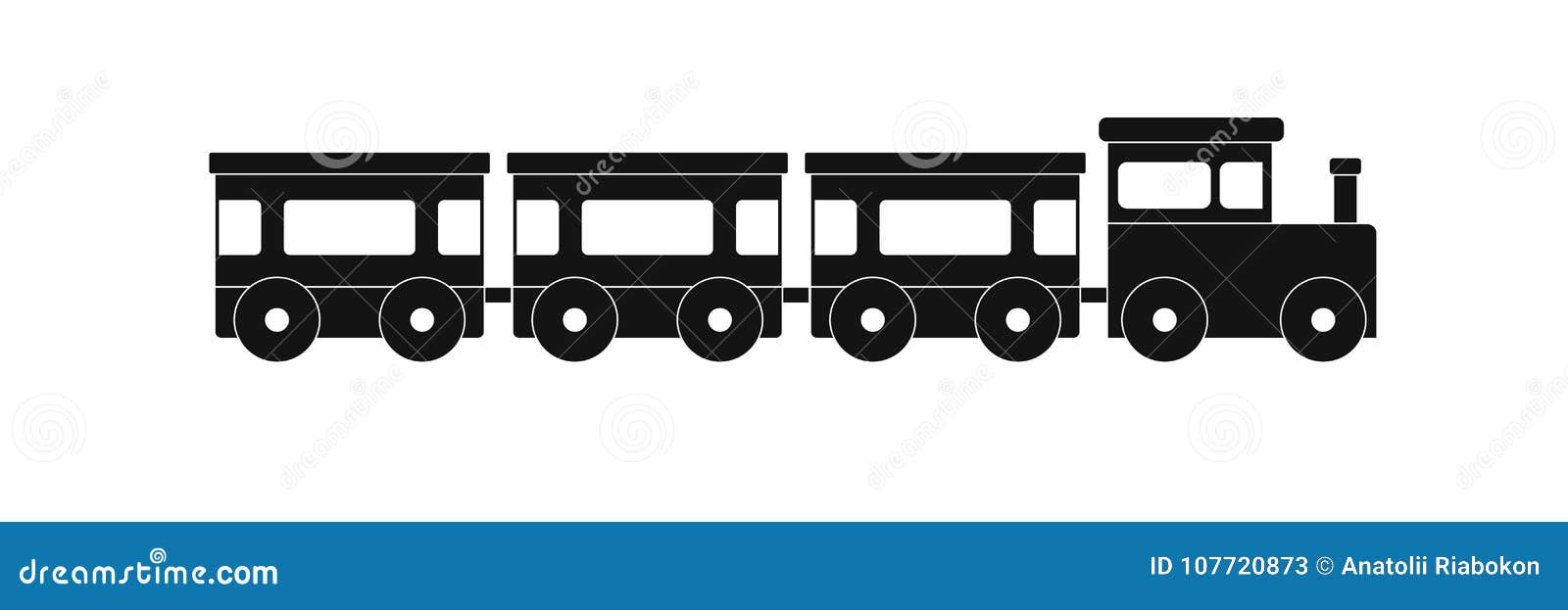 Express Train Icon, Simple Style. Stock Vector - Illustration of arrive ...