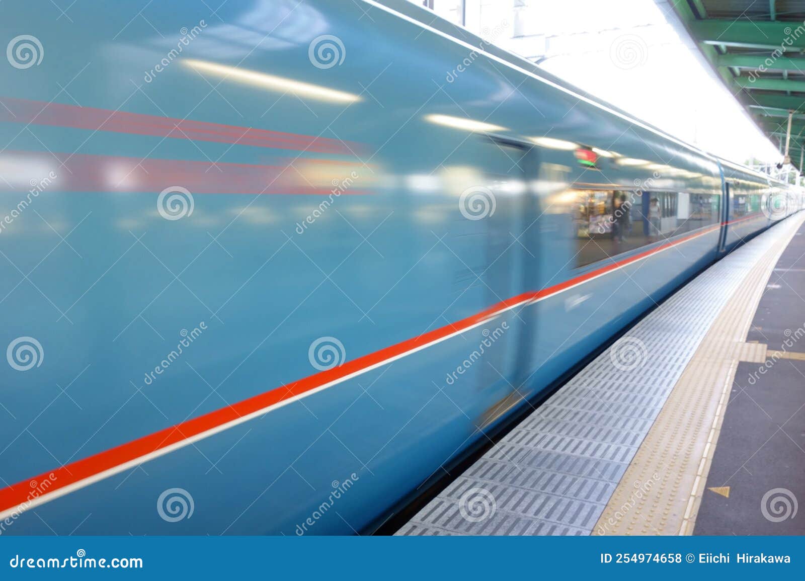 Motion Blur of a Modern High Speed Train Stock Photo - Image of blur ...