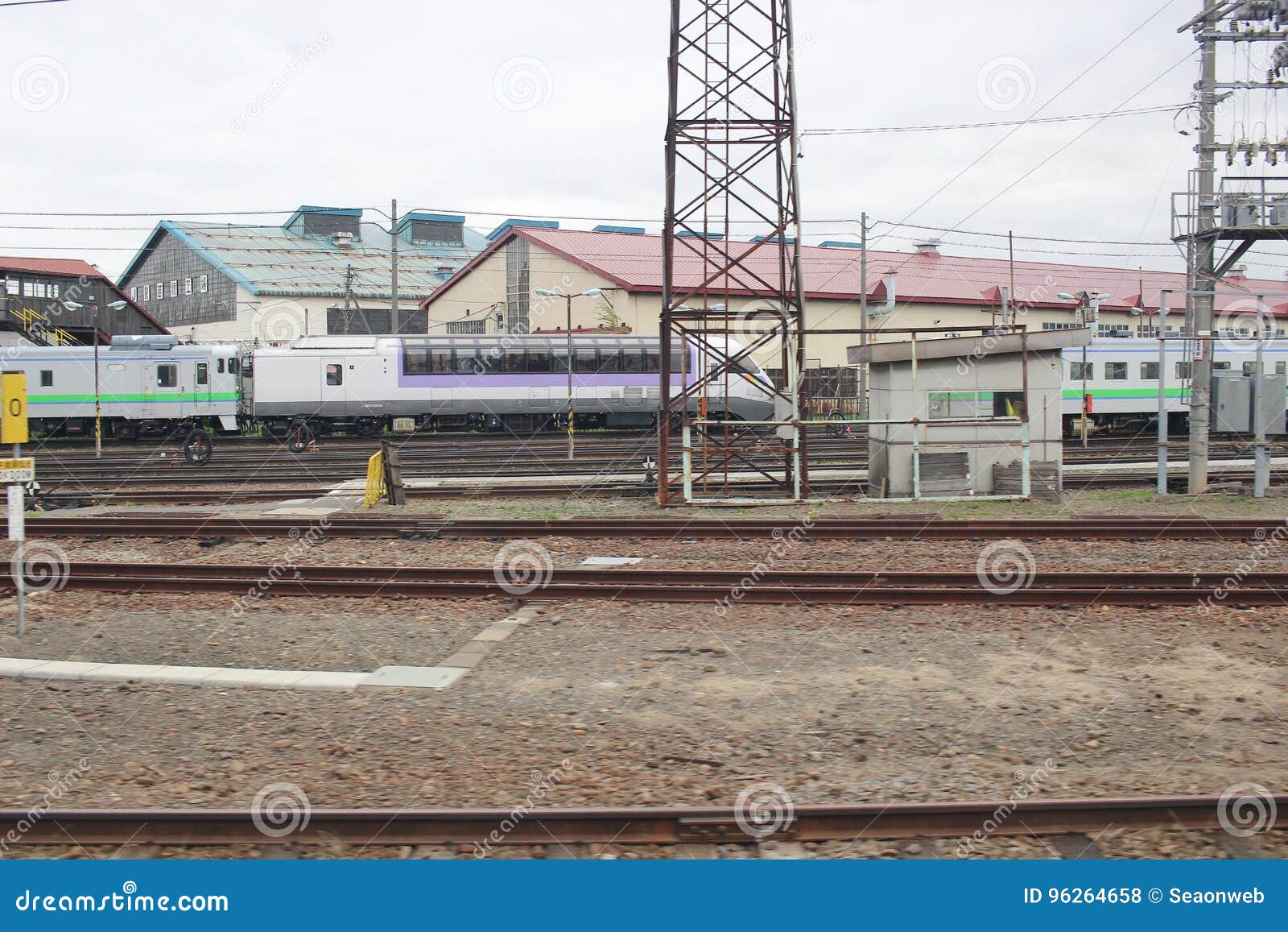 Express Train View of Sapporo and Asahikawa Editorial Stock Photo ...