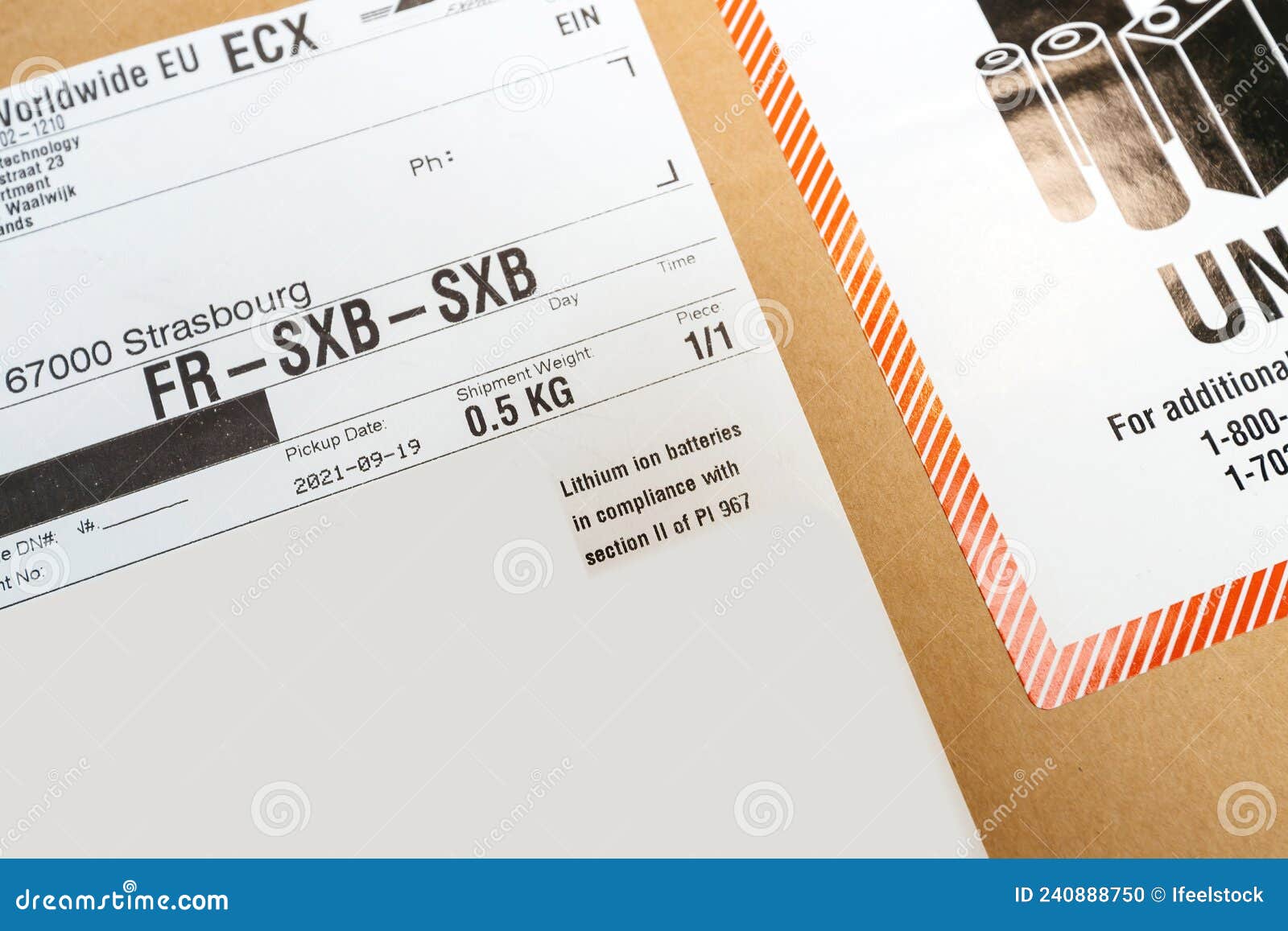 Express Worldwide EU TECH Package with DHL Logotype from the Syncreon ...