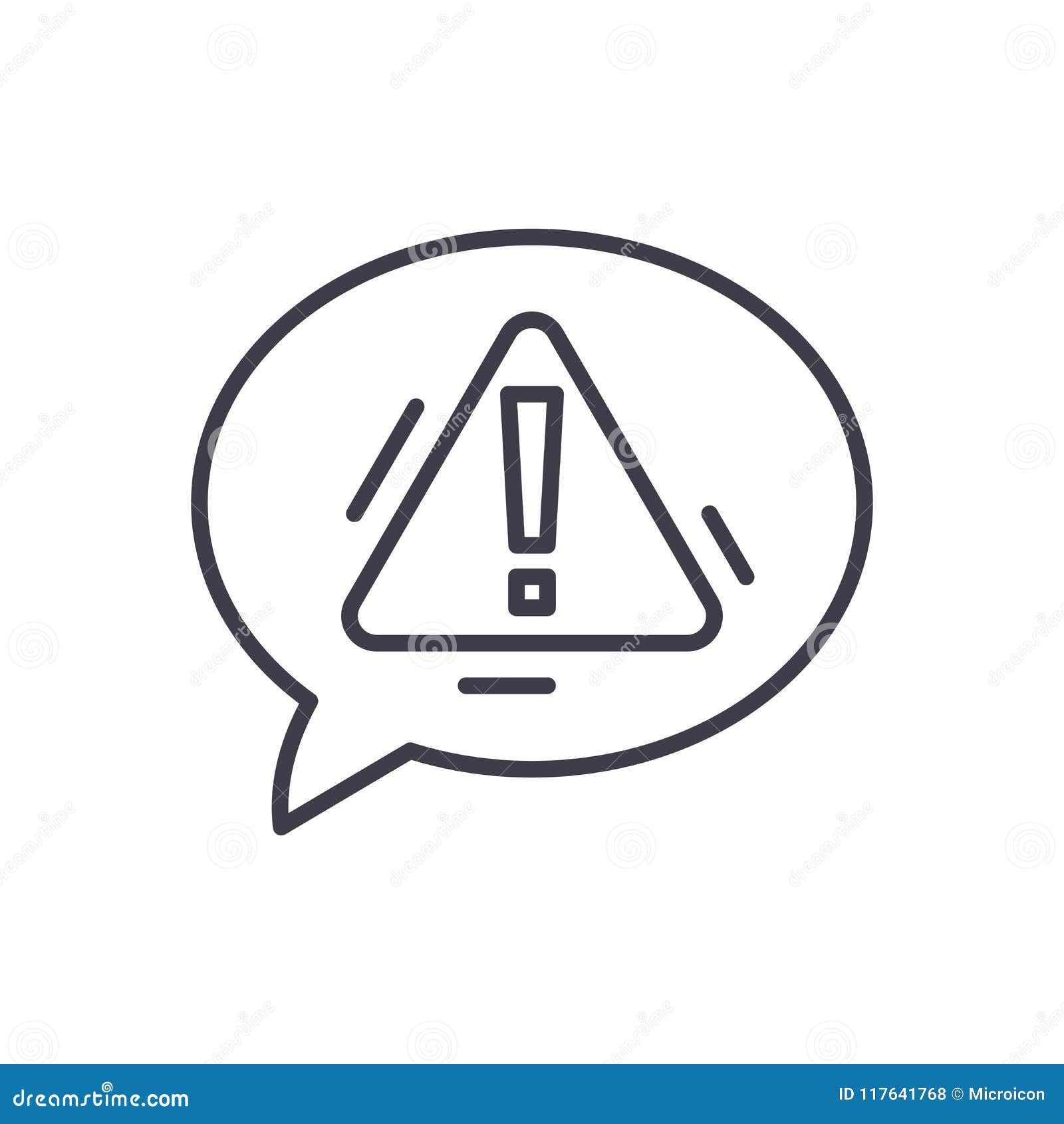 Expressing Caution Black Icon Concept. Expressing Caution Flat Vector ...