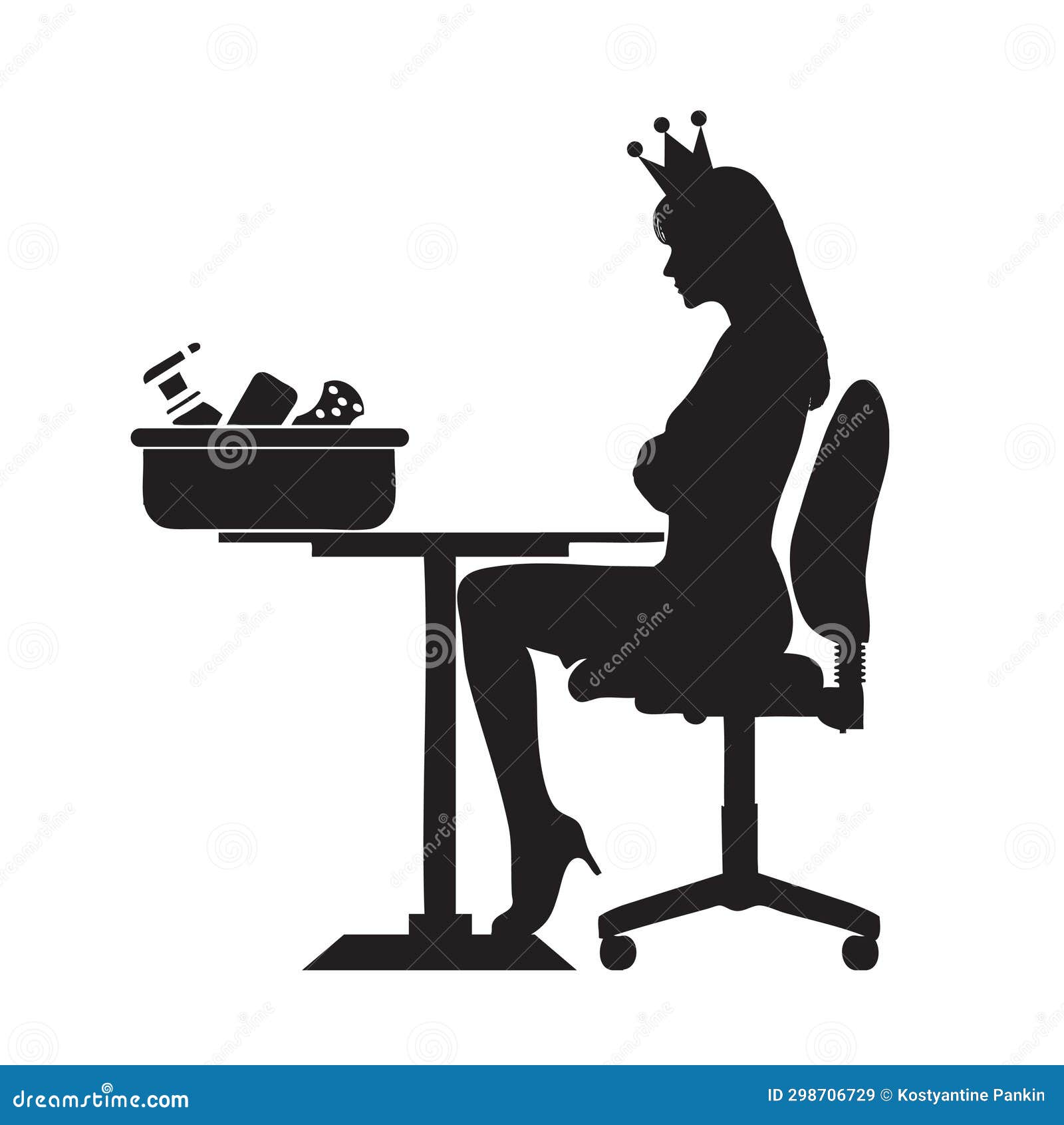 Expressing displeasure stock vector. Illustration of clipart - 298706729