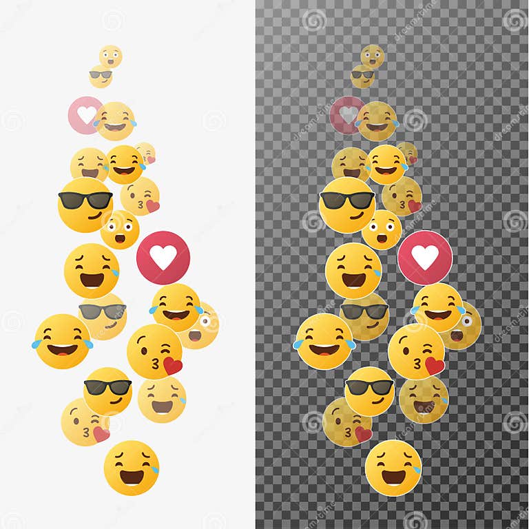 Expression of Audience Emotions. Vector Illustration Stock Illustration ...