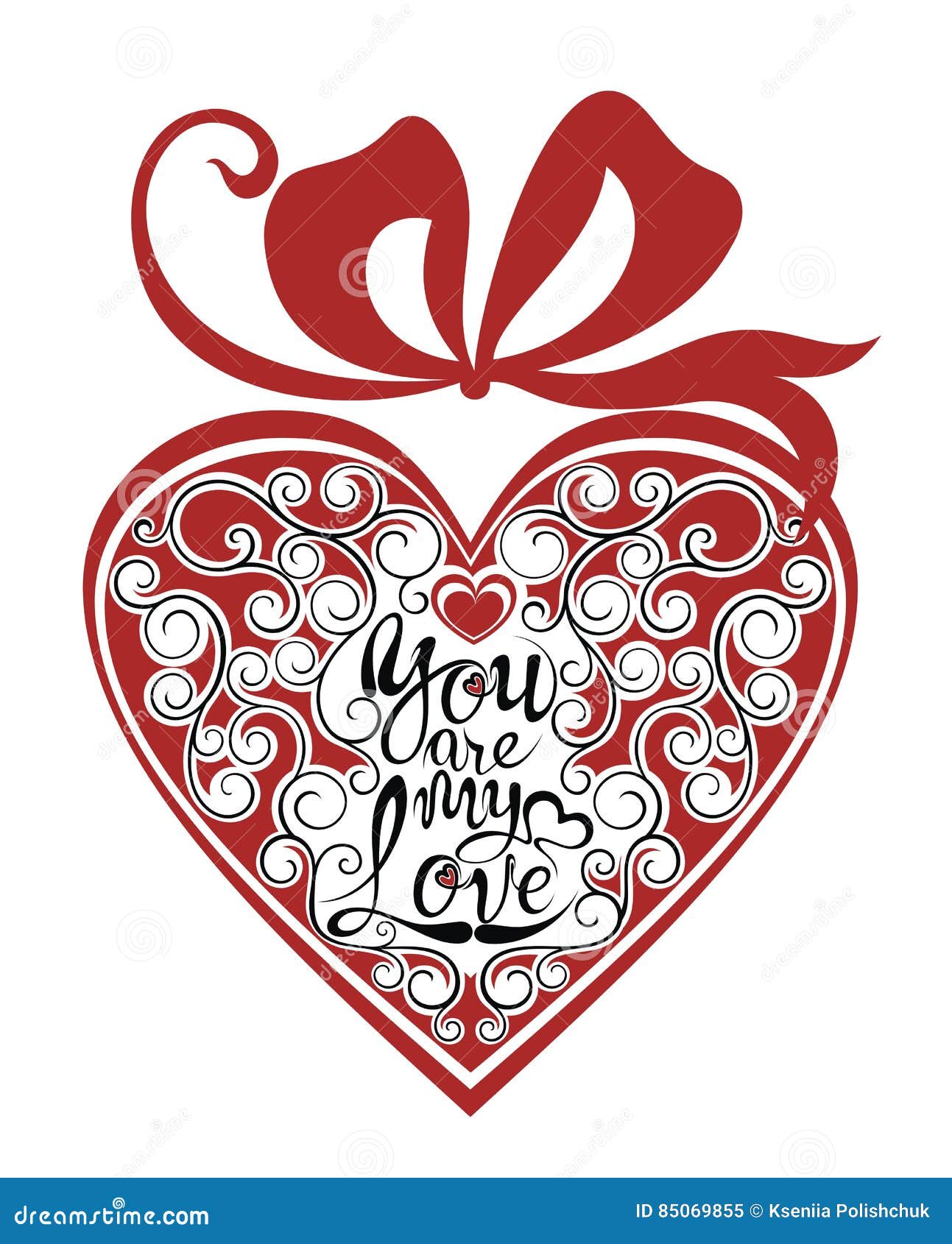 Expression D'amour Au Coeur Illustration de Vecteur - Illustration du ...