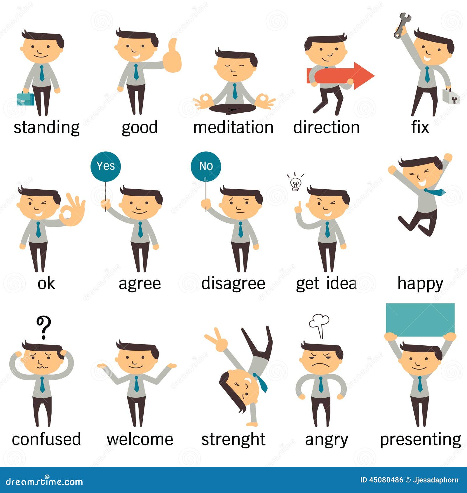 Expression De Sentiment D'homme D'affaires Illustration de Vecteur ...