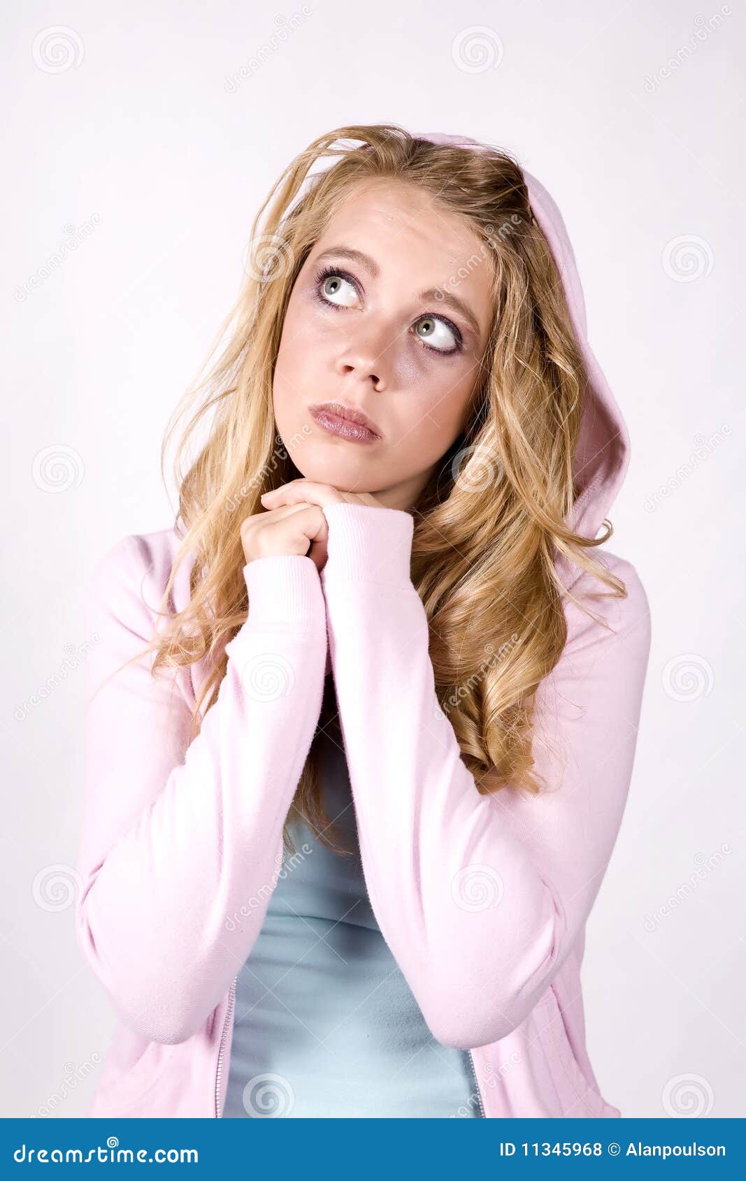 Expression girl in wonder stock photo. Image of pink - 11345968