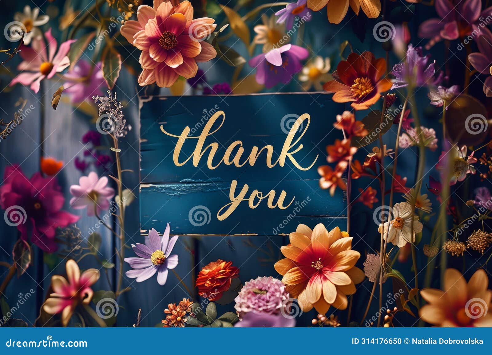 Expression of Gratitude with a Heartfelt Thank You Inscription Stock ...