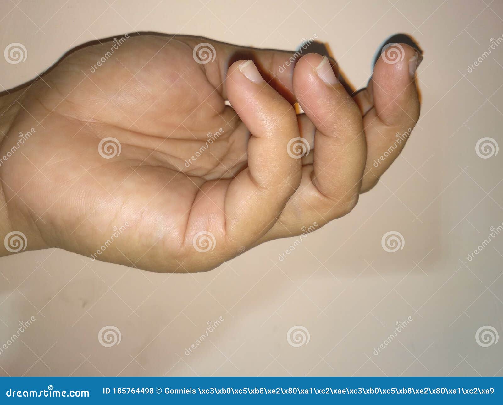 Expression with hand stock photo. Image of hand, light - 185764498