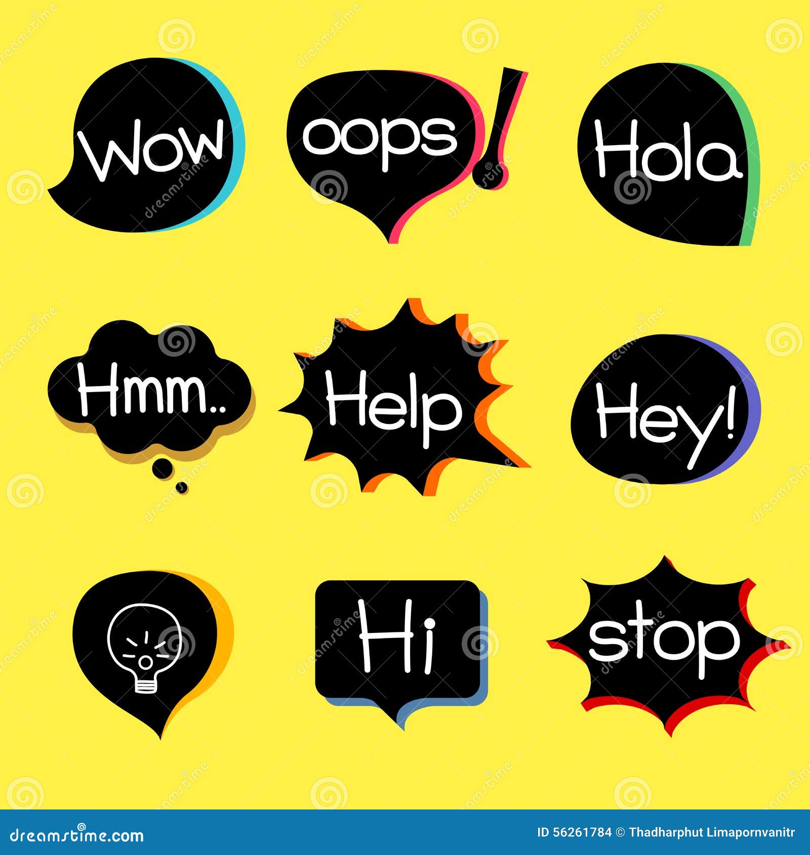 EXPRESSION ICON stock vector. Illustration of bubble - 56261784