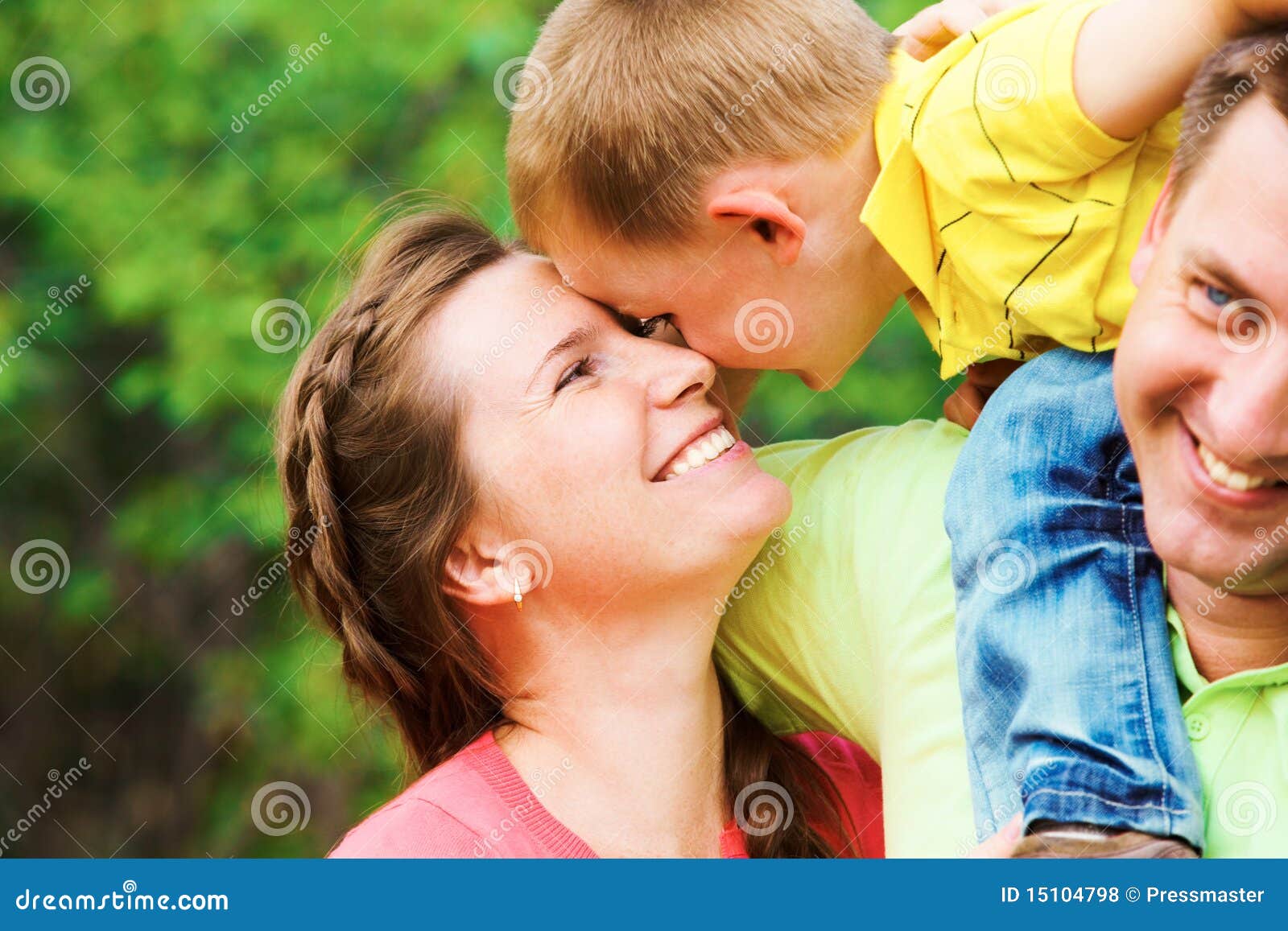 Expression of love stock photo. Image of laughing, father - 15104798