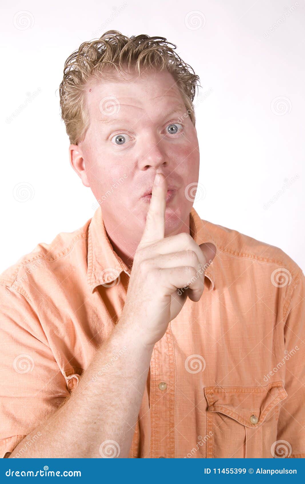 Expression man shhh stock image. Image of open, mouth - 11455399