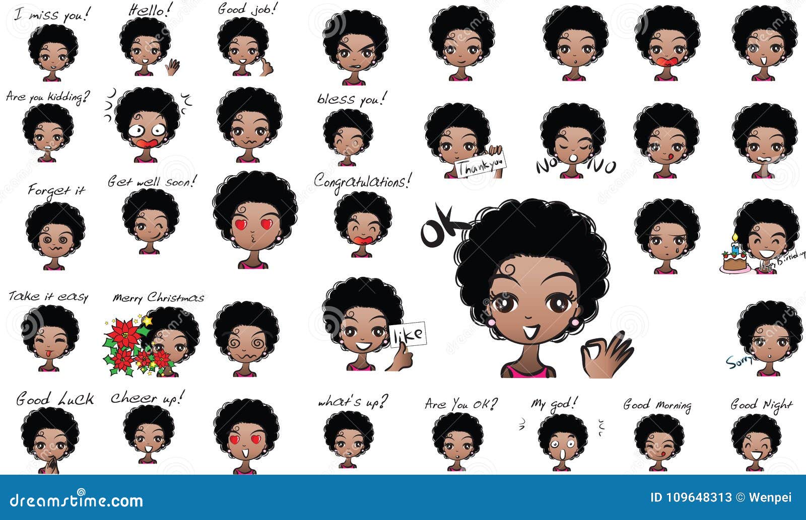 Expression package vector stock vector. Illustration of vector - 109648313