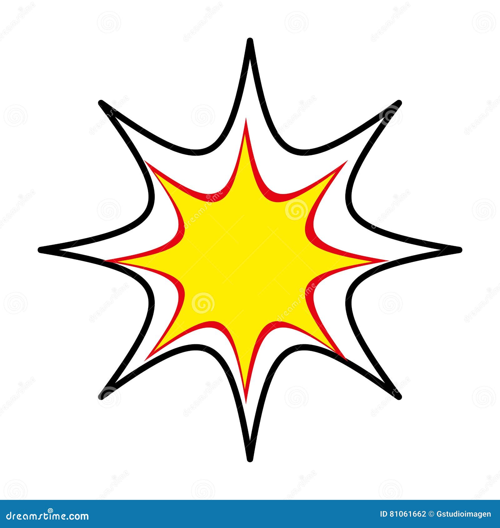 Expression pop art icon stock vector. Illustration of design - 81061662