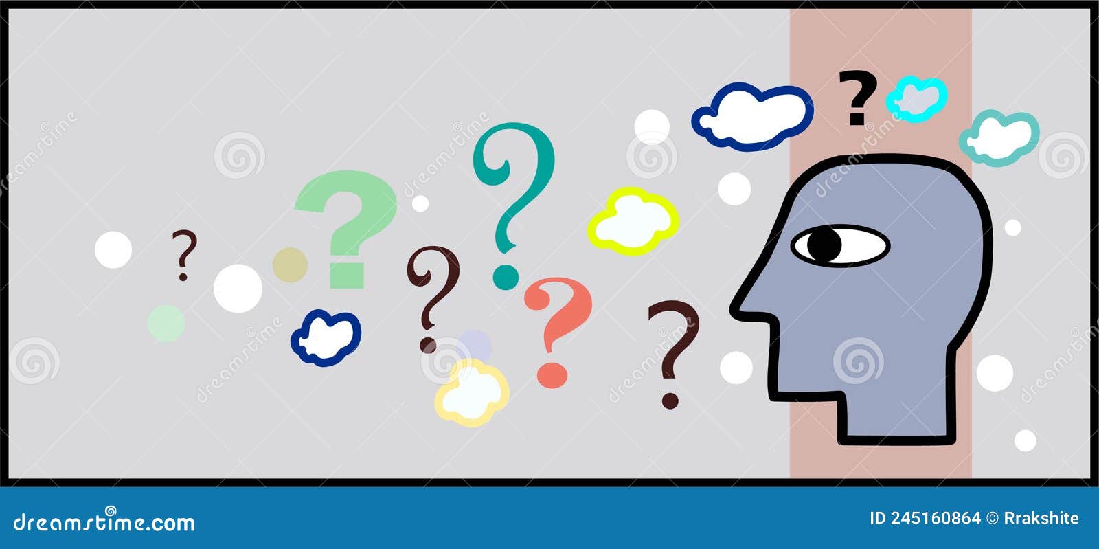 Expression Question Face Icon Vector Lateral, Analytical Logical ...