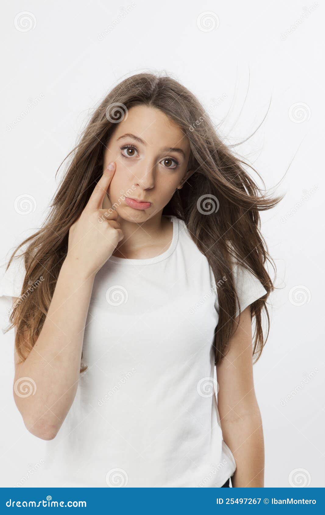 Expression of a Real Young Girl Stock Image - Image of expression, joke ...