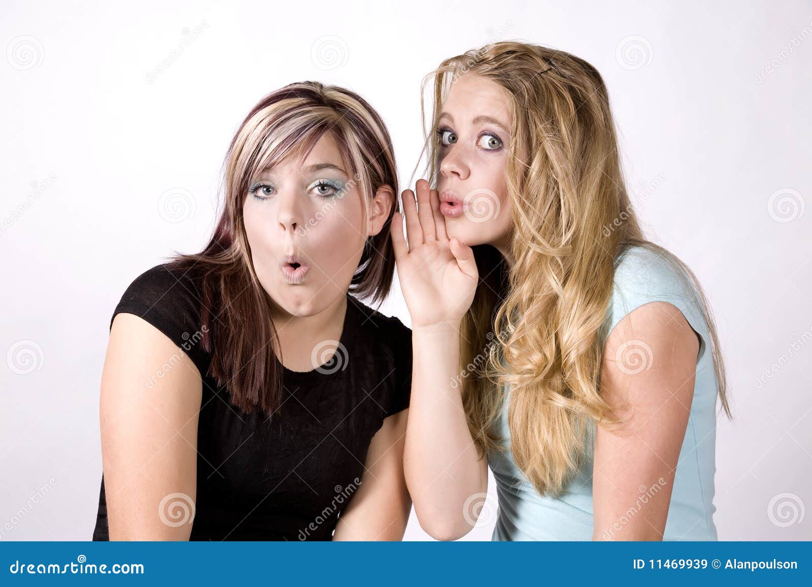 Girls Secret. Cute Kid Show Silence Finger Gesture. Little Secret ...