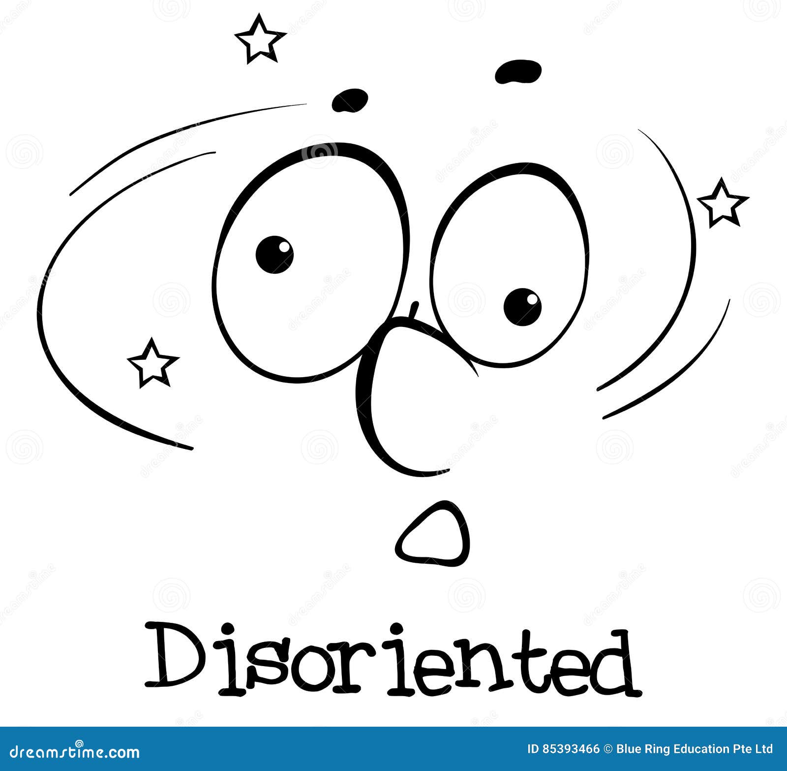 Expression Wordcard With Word Pleased Vector Illustration ...