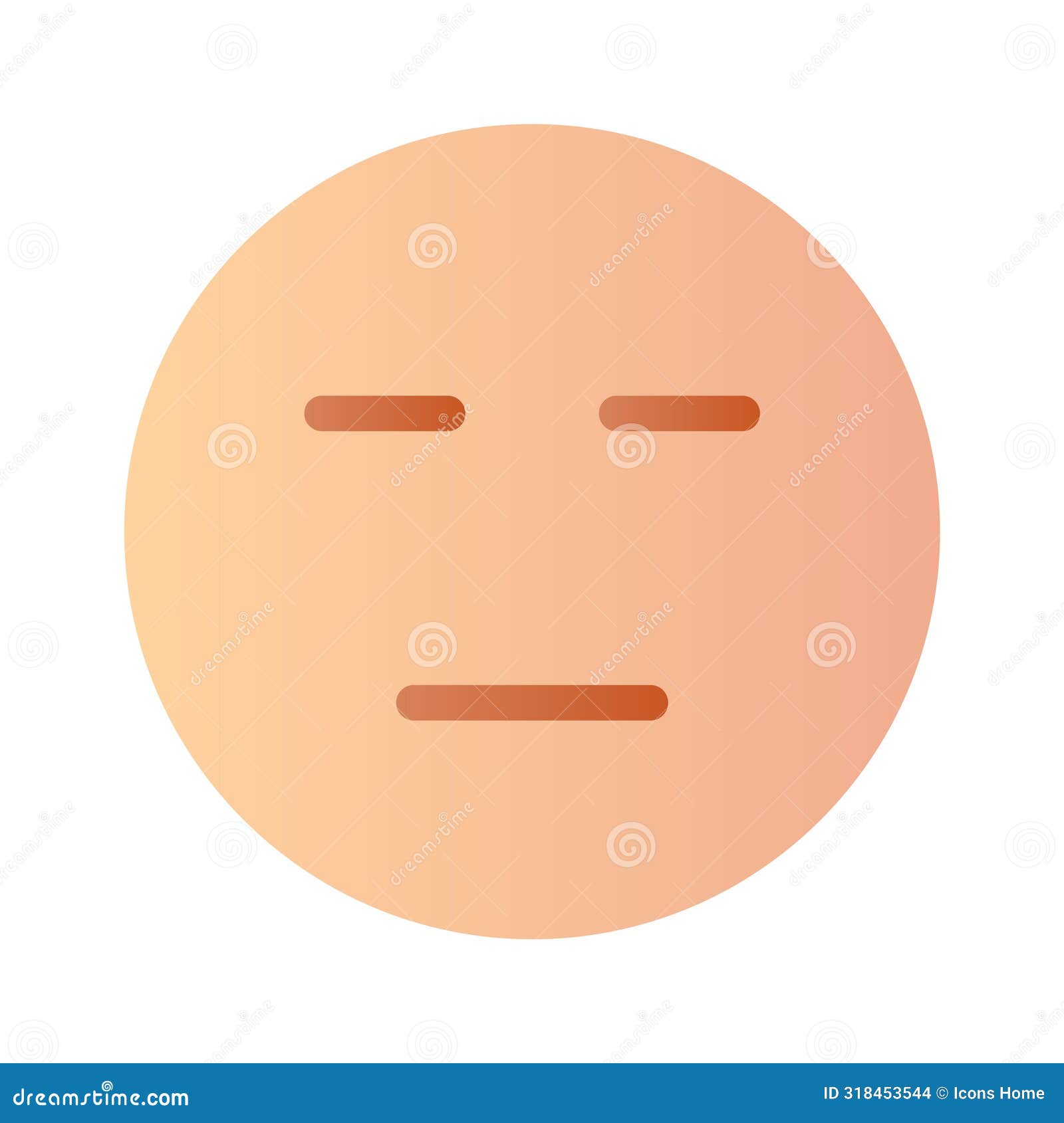 Expressionless, Neutral Emoji Icon Design, Ready To Use Vector Stock ...