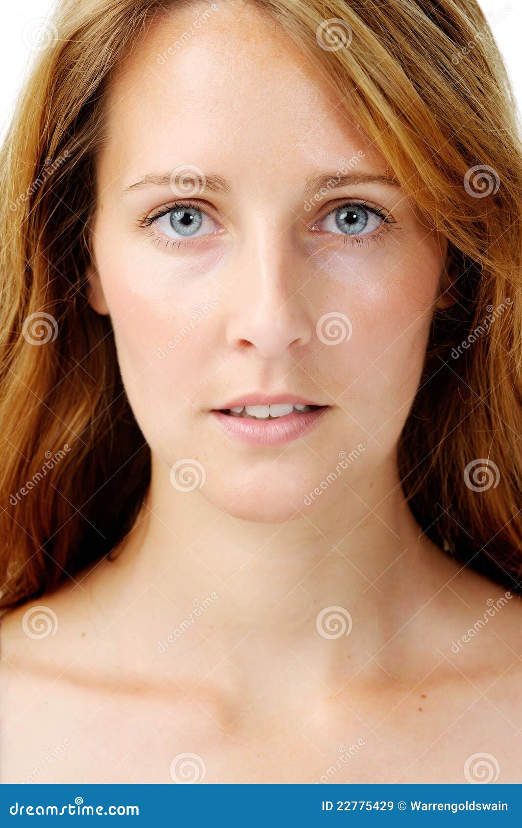 Expressionless woman stock image. Image of studio, adult - 22775429