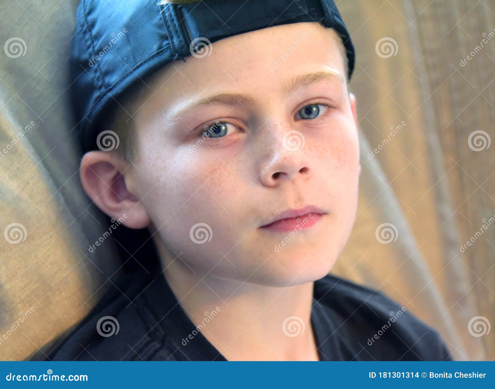 Expressionless Young Boy stock photo. Image of looking - 181301314