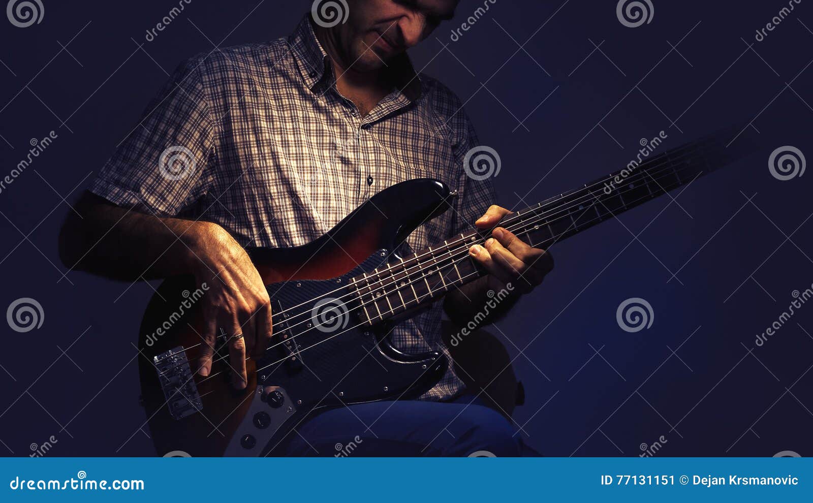 Expressions of a Bass Player Stock Image - Image of details, band: 77131151