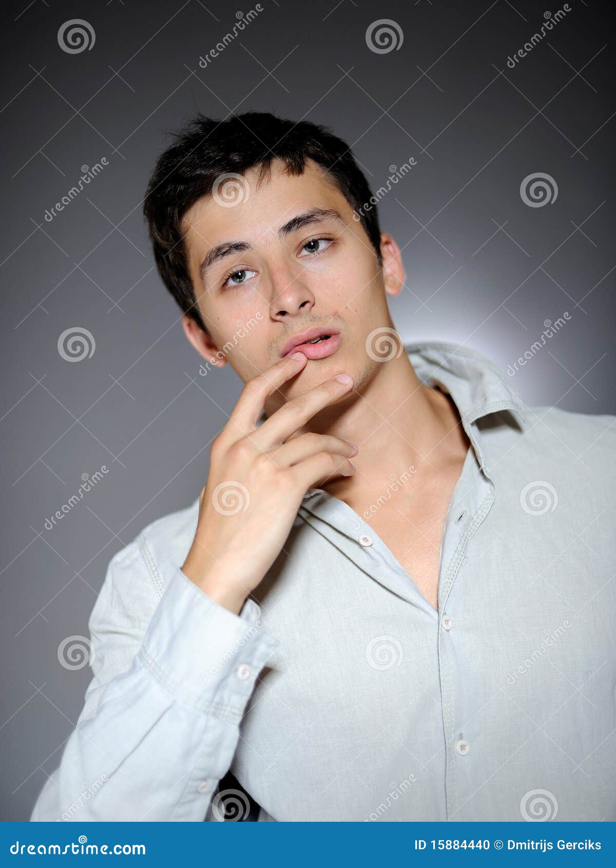 Expressions. Handsome Man Feeling Sad Depressed Stock Photo - Image of ...