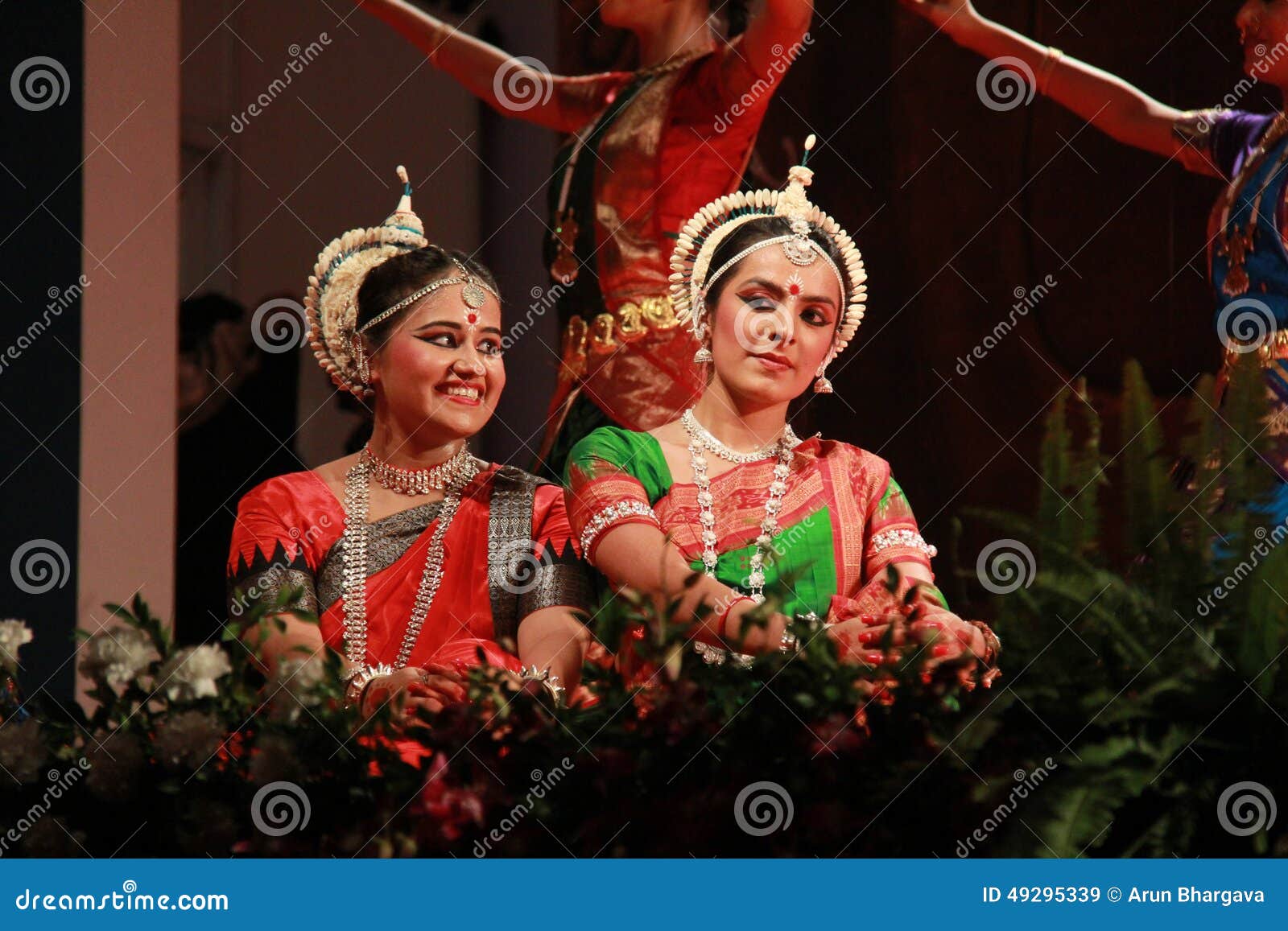 Expressions Of Indian Classical Dances Editorial Image | CartoonDealer ...