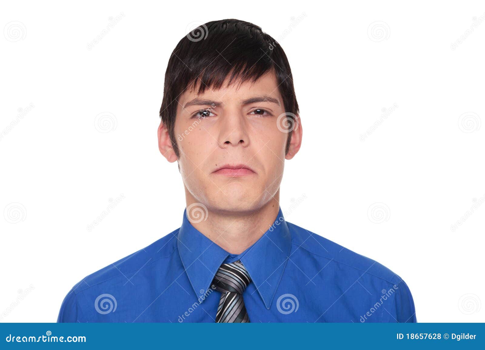 Expressions - Upset Caucasian Businessman Stock Photo - Image of ...