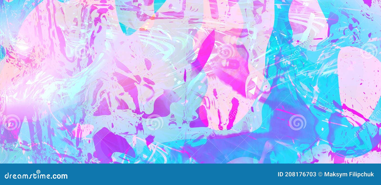 Expressive Abstract Color Mix Background Stock Illustration ...