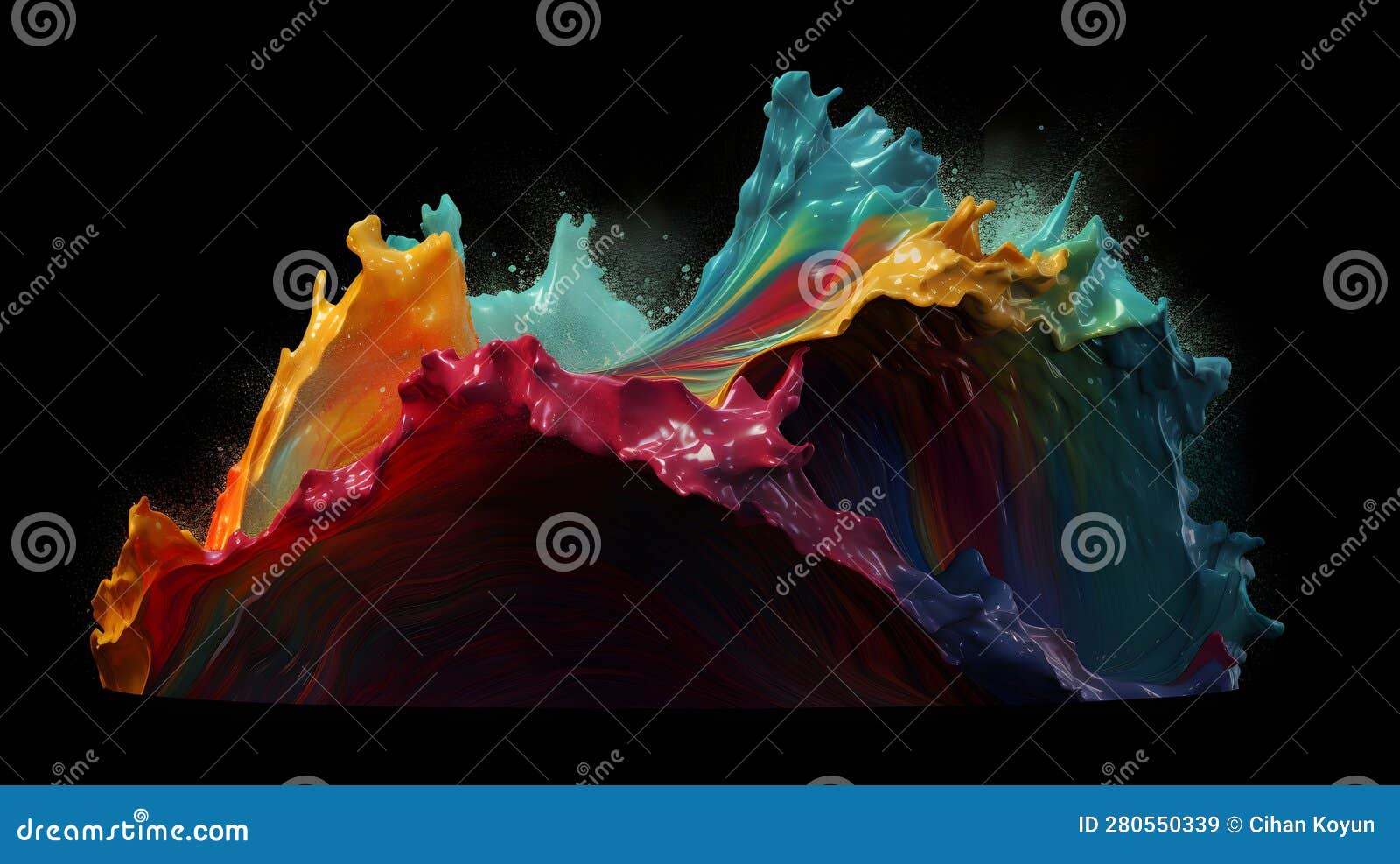 Expressive Color In Papercraft Dioramas Stock Photo | CartoonDealer.com ...