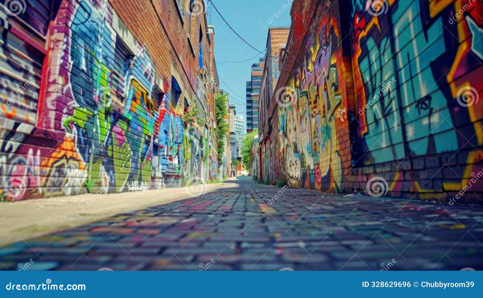 Expressive and Colorful Wall Graffiti Art Creating a Visually ...