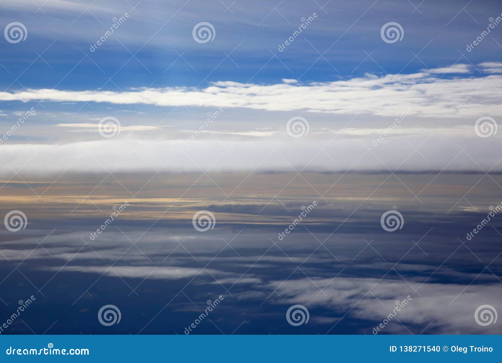 Expressive Contrast of the Clouds in the Sky Stock Photo - Image of ...