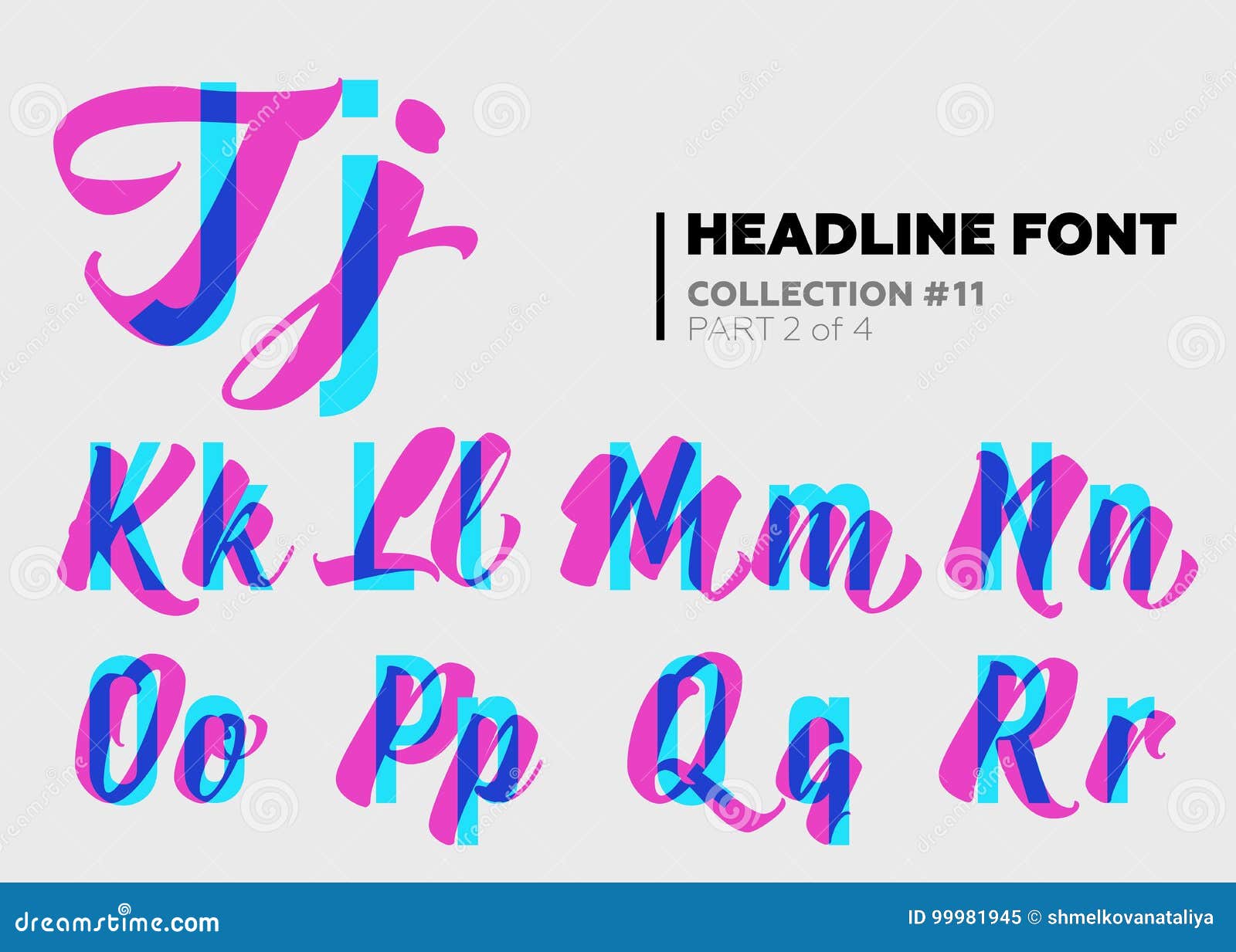 Expressive Decorative Typography. Cartoon Vector | CartoonDealer.com ...