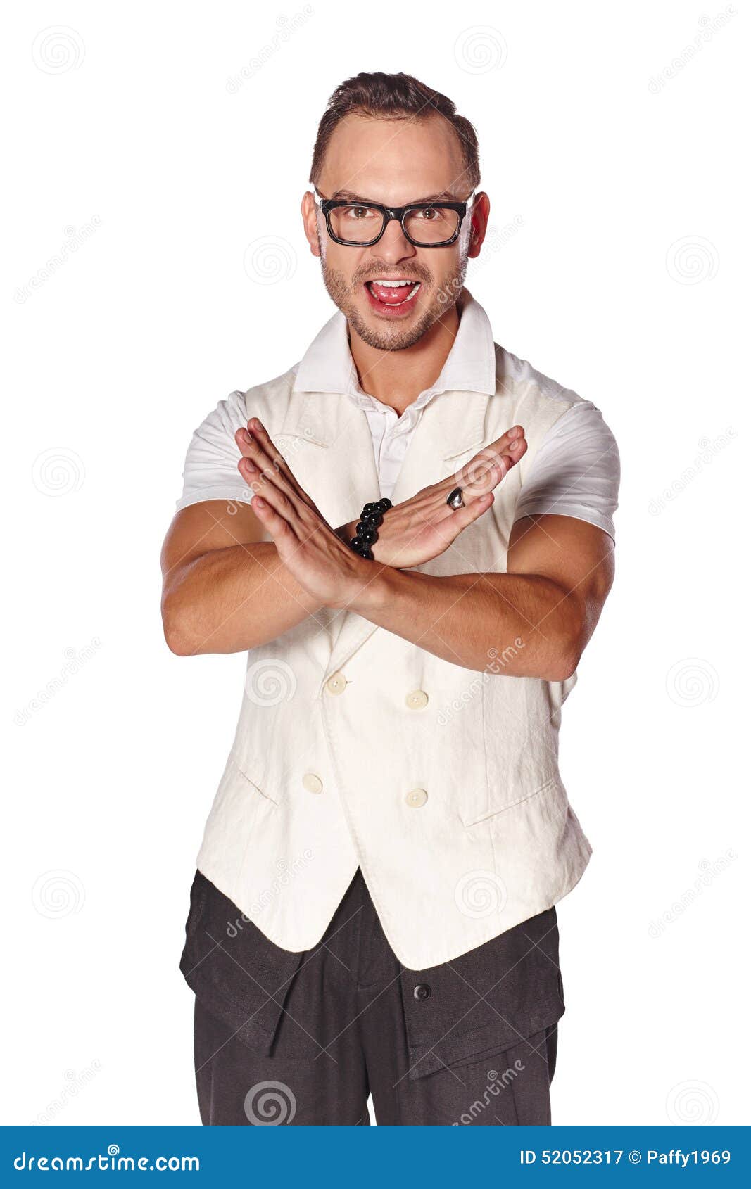 Expressive Dude Man Pointing at Camera Stock Image - Image of emotional ...