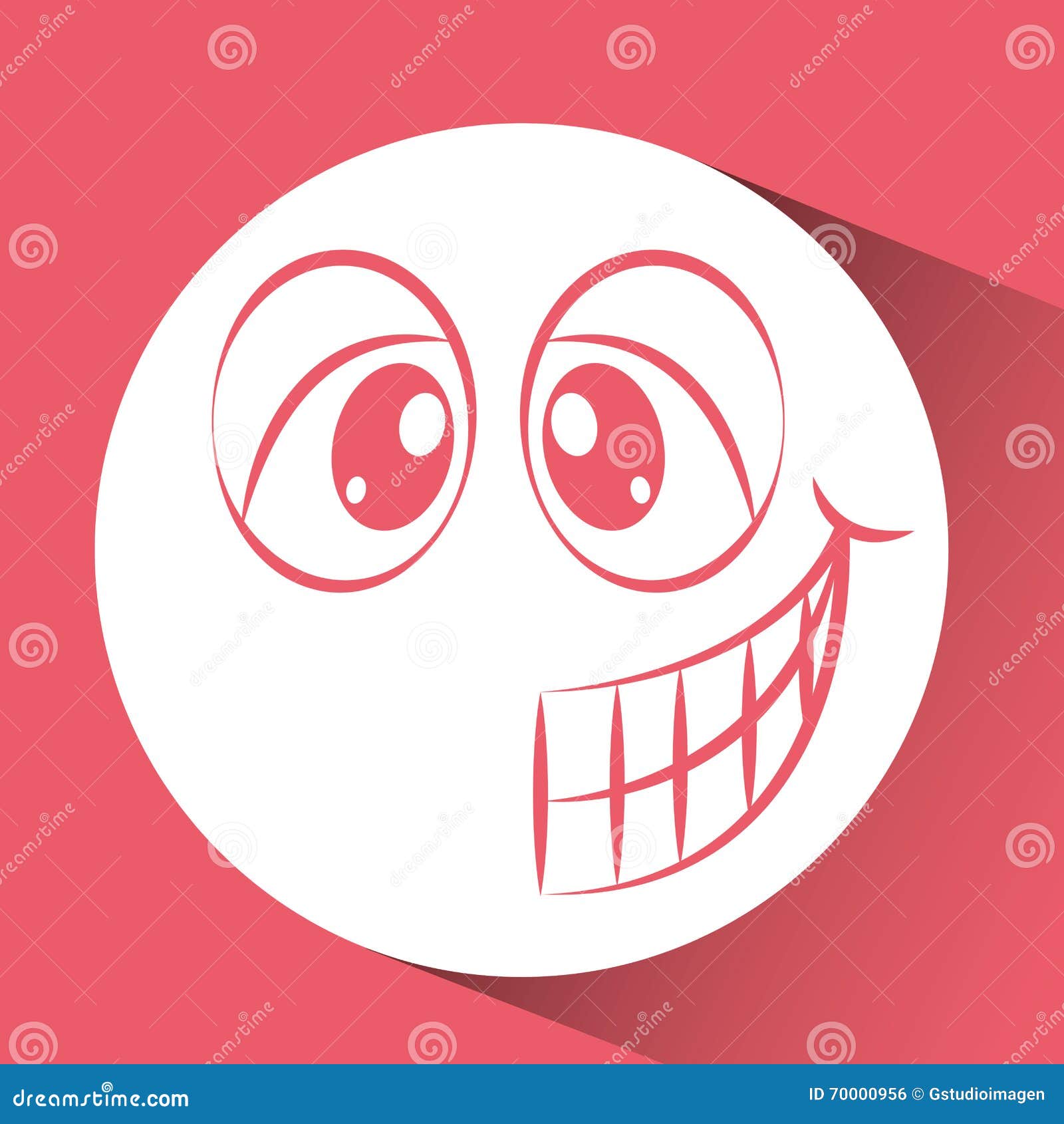 Expressive faces design stock illustration. Illustration of facial ...