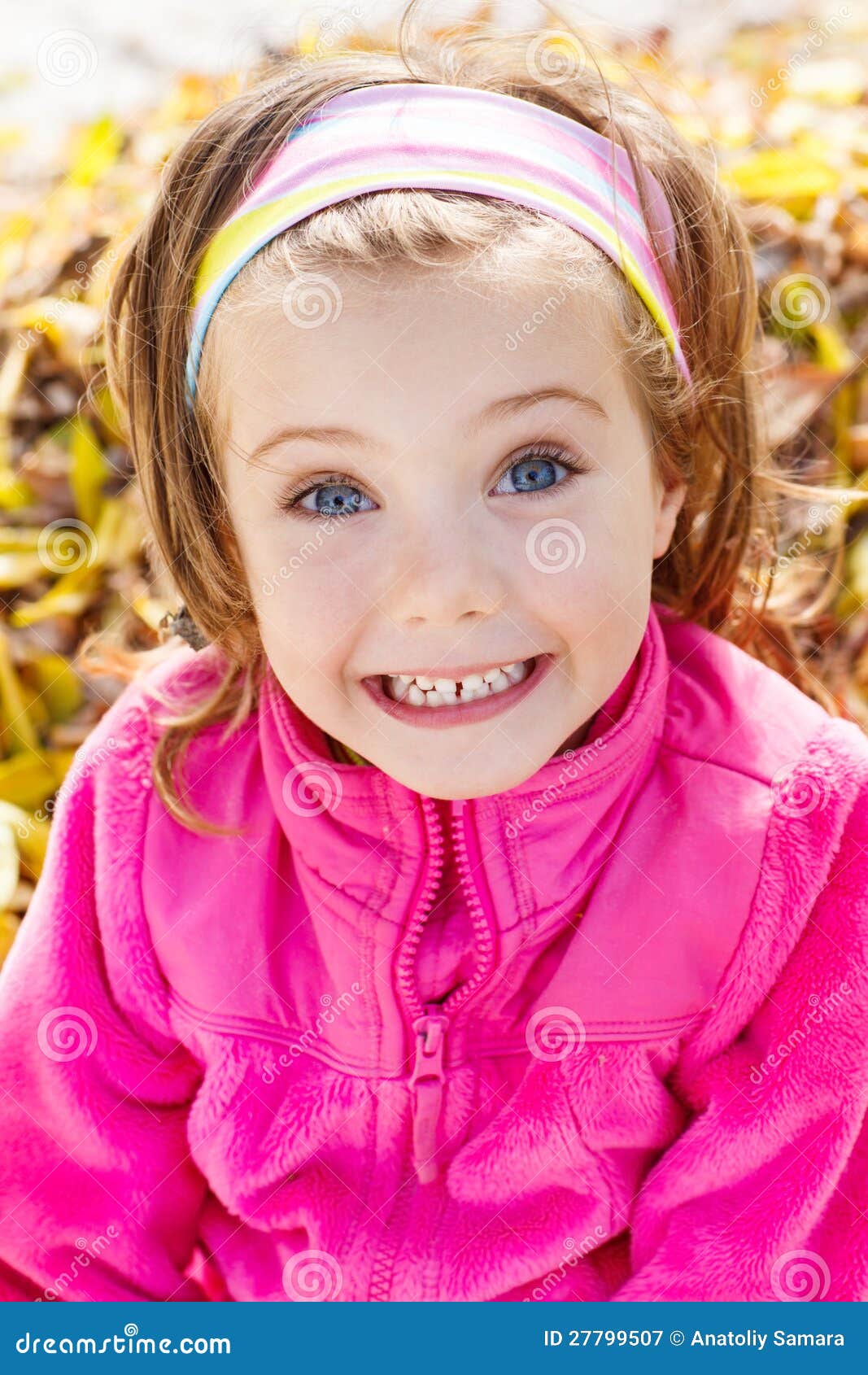 Expressive little girl stock image. Image of outside - 27799507