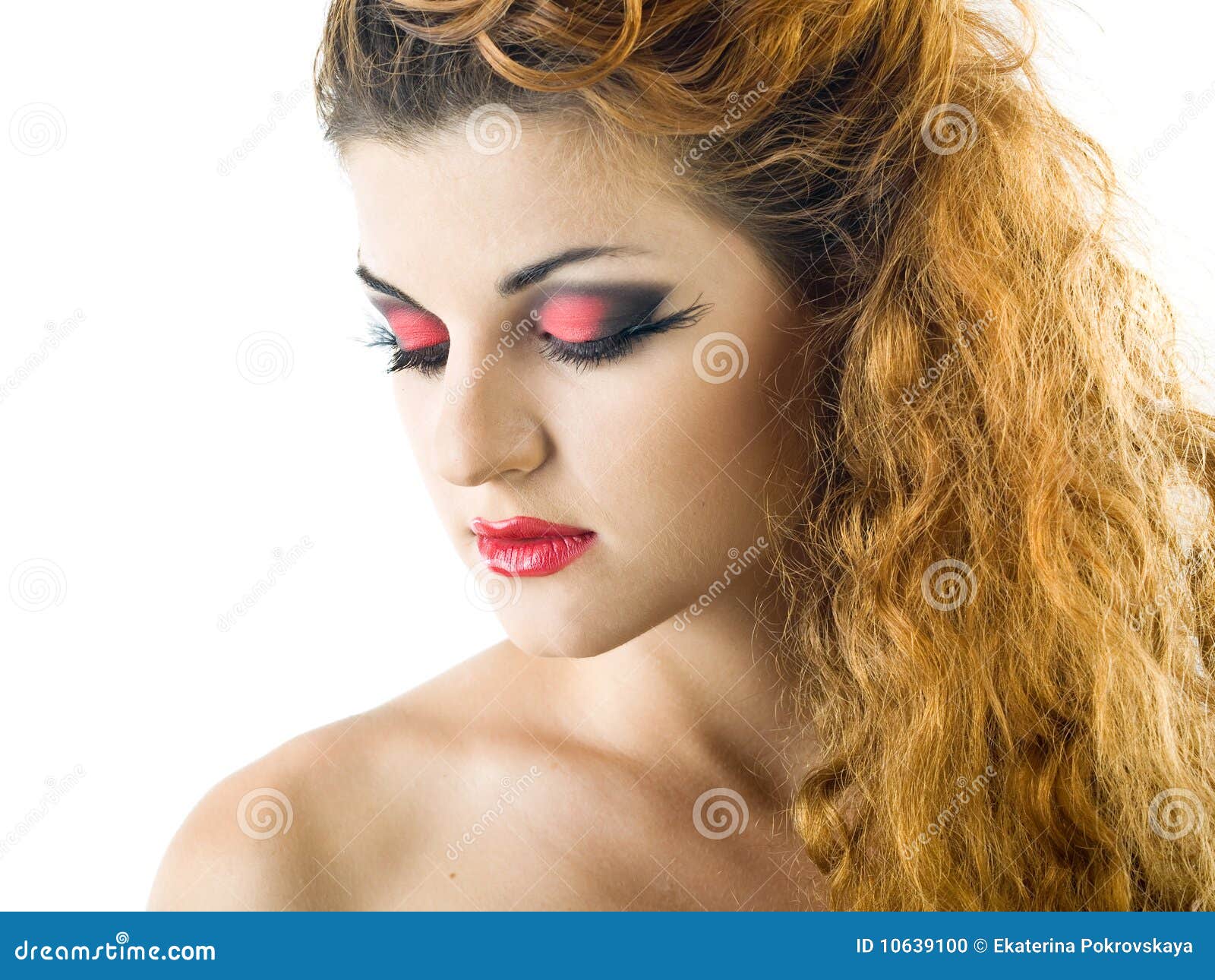Expressive makeup stock photo. Image of attractive, adult - 10639100