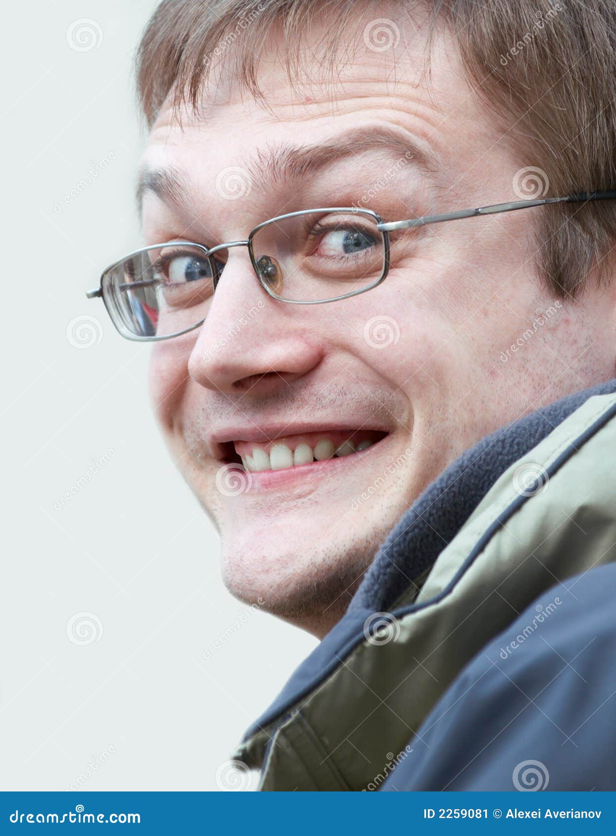 Expressive man stock image. Image of male, laught, unbarbered - 2259081