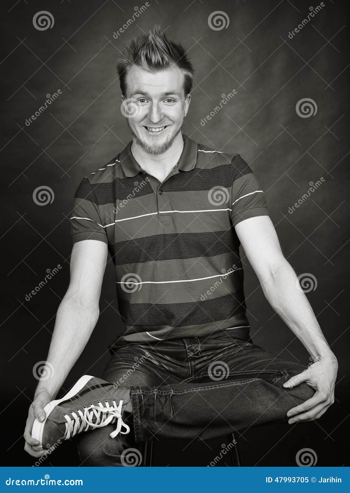 Expressive man stock image. Image of bearded, facial - 47993705