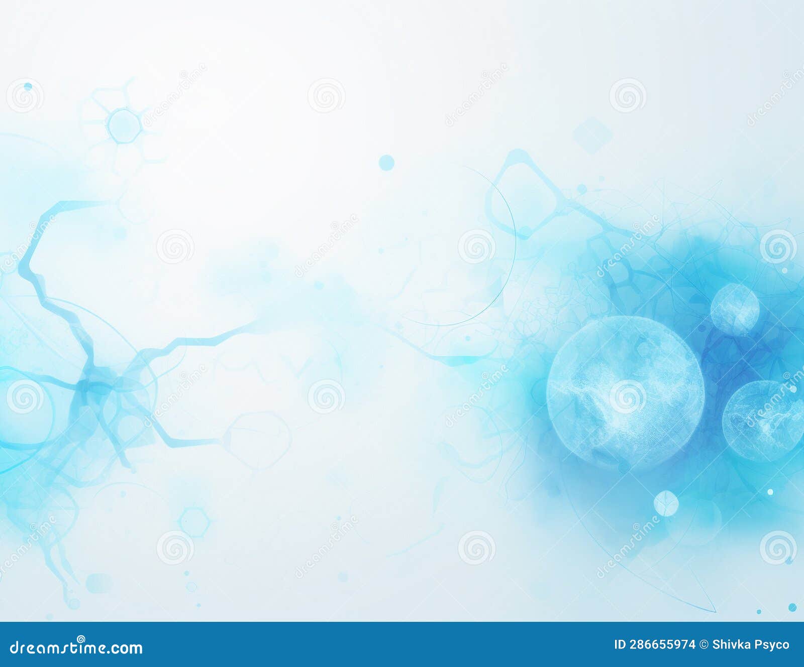 Expressive Medical Light Blue Background Generative AI Stock ...