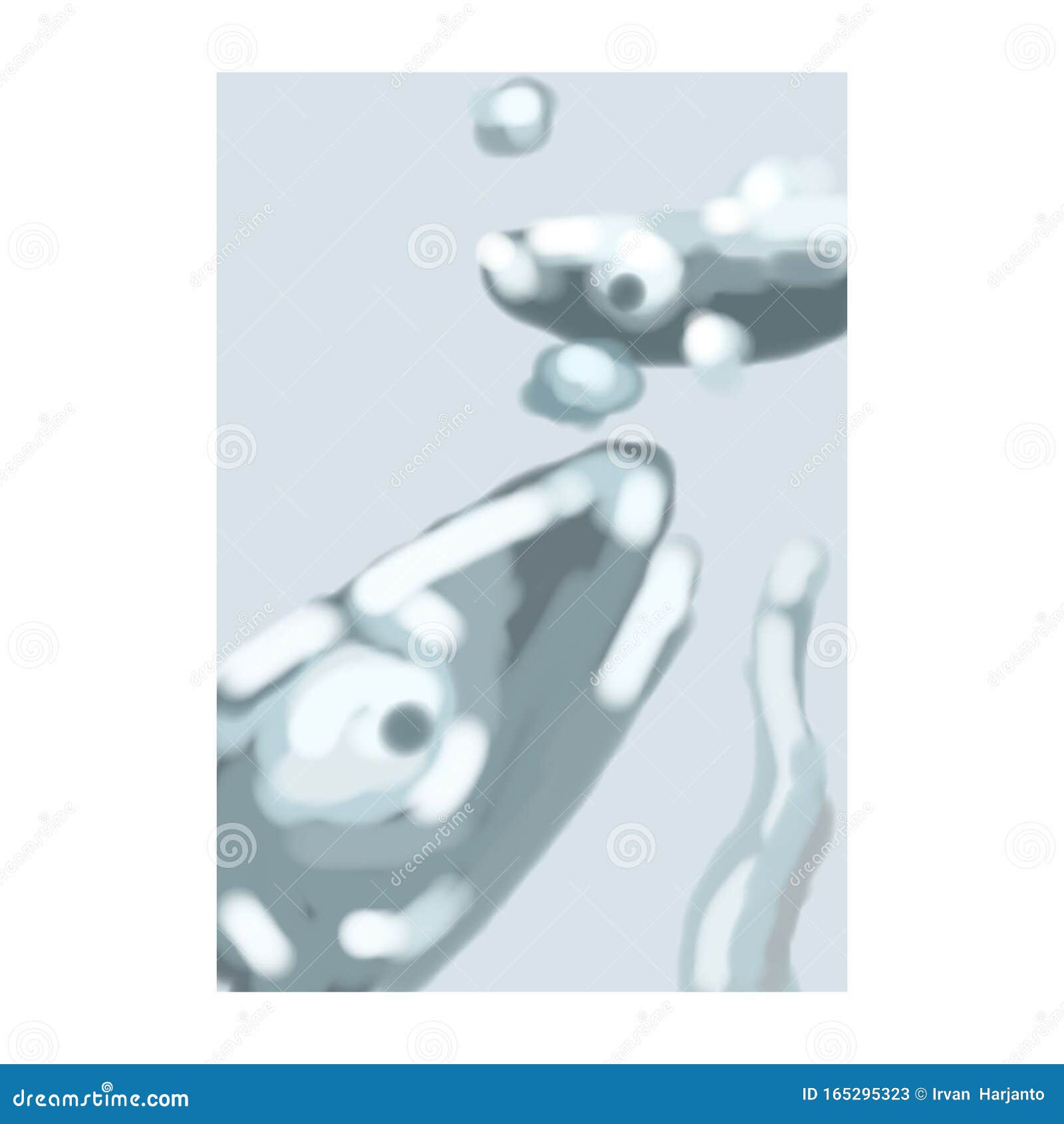 Expressive Paintings of Two Fish for Background Stock Illustration ...